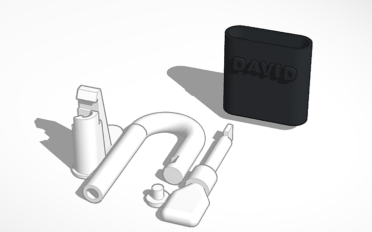 3D design pad lock - Tinkercad