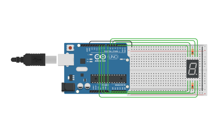 Circuit design DISPLAY | Tinkercad