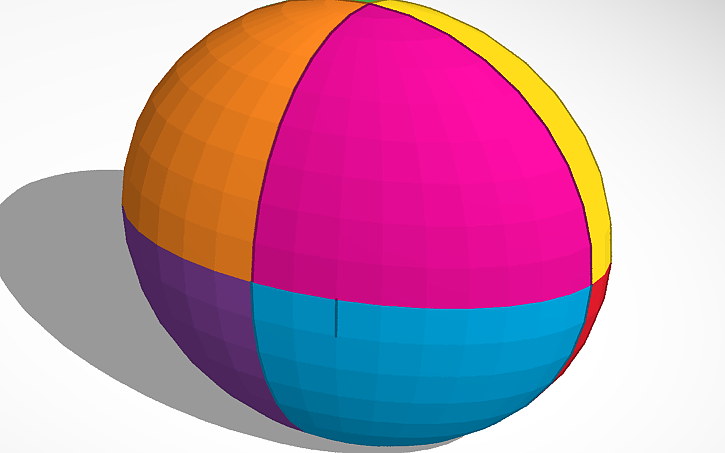 3D design ball - Tinkercad