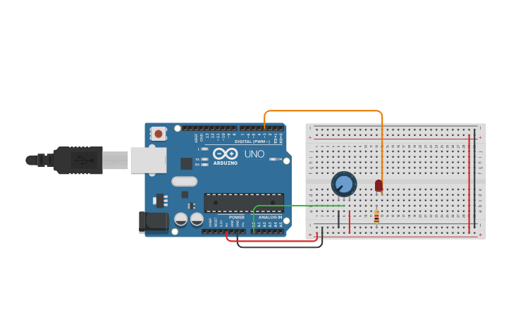 Circuit design Analog Inputs | Tinkercad