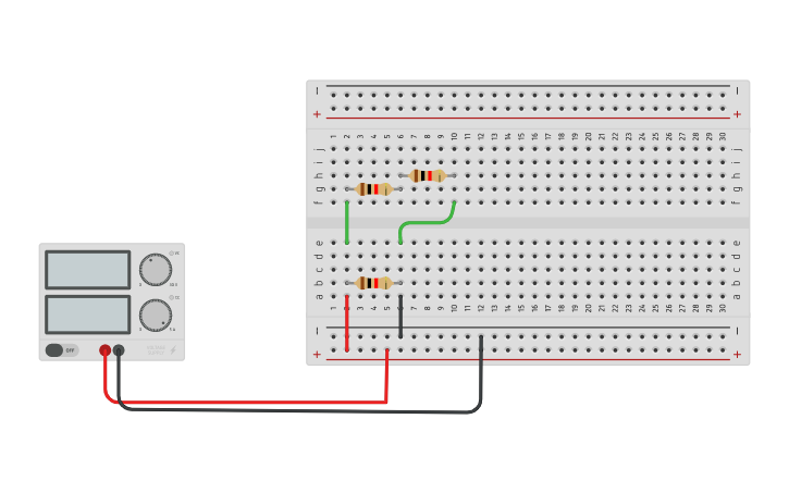 Circuit design parallel circuit | Tinkercad