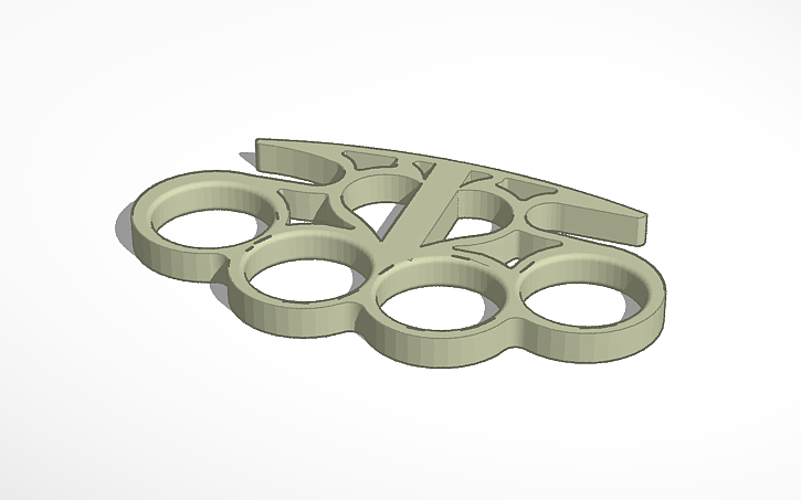 3D design puño - Tinkercad