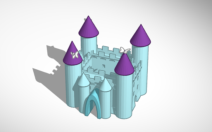 3D design Castle - Tinkercad