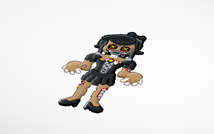 3D design Cynessa Pixel art - Tinkercad
