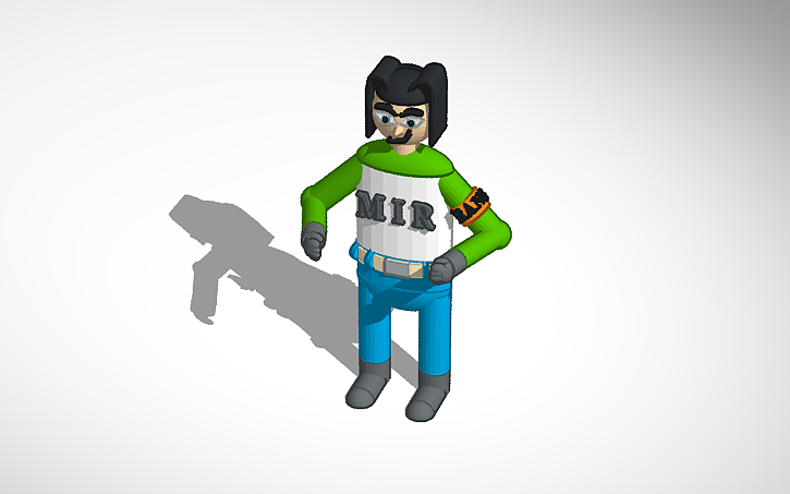 3D design Android 17 Eddie - Tinkercad