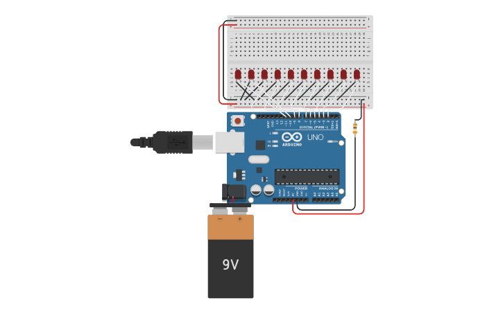 Circuit Design Midterm Exam Prob 1 Tinkercad