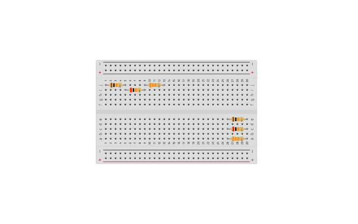 Circuit Design Resistors In Series And Parallel To Be Measured Tinkercad