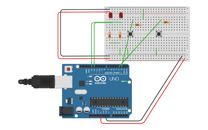 Circuit Design Arduino Arcade Game Tinkercad