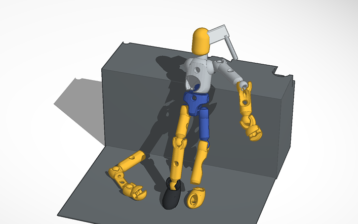 3D design Zombie - Tinkercad
