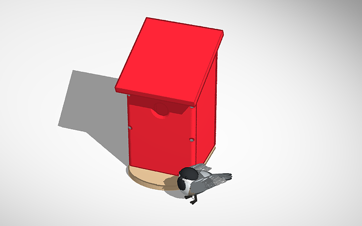 3D design Classic Bird House #adskBirdChallenge - Tinkercad