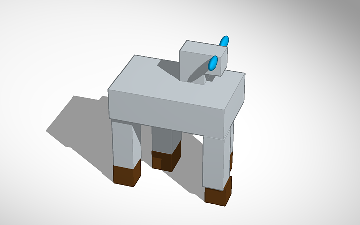 3D design the Weird Goat | Tinkercad