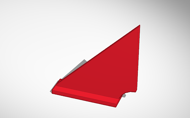 3D design 90 deg right angle - Tinkercad