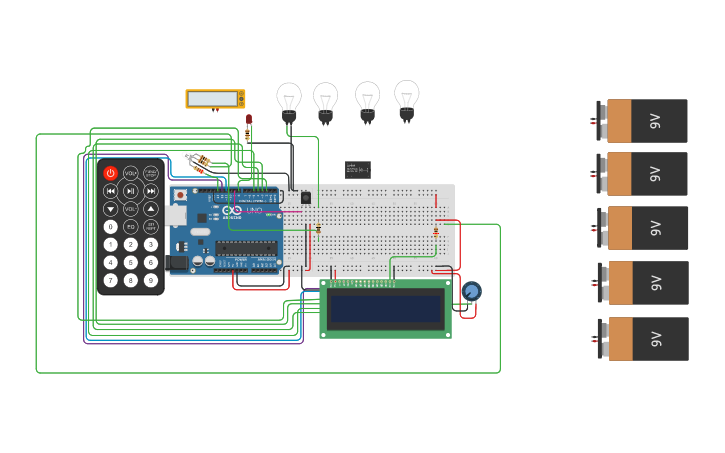Circuit Design Home Automation System Tinkercad