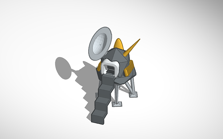 3D design Moon lander - Tinkercad