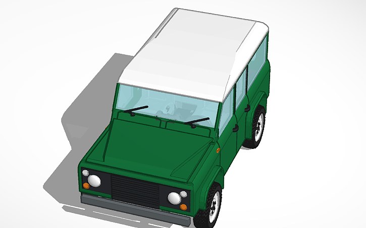 3D design Land Rover defender 110 tdi - Tinkercad