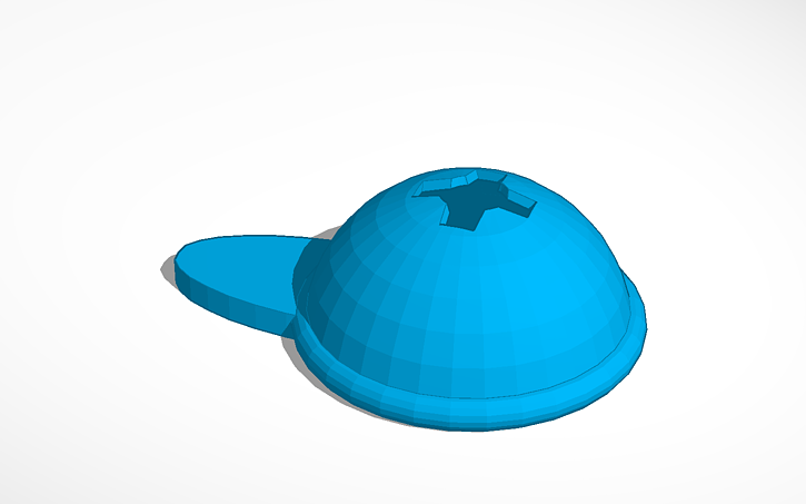 3D design Golf Ball Stencil - Tinkercad