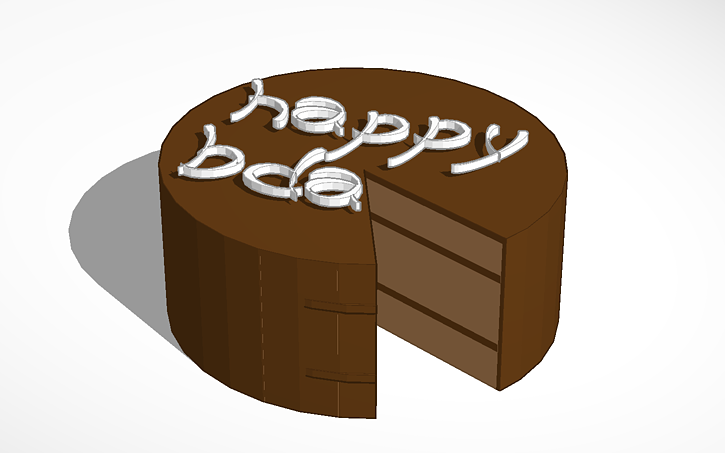 3D design Cake | Tinkercad