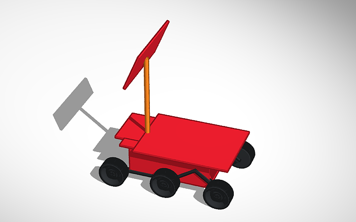 3D design Rover Wheel - Tinkercad