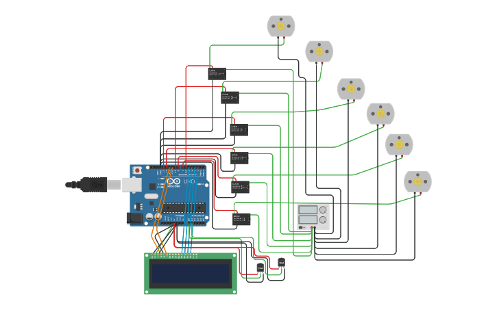 Circuit Design Projeto Arduino Automação Tinkercad