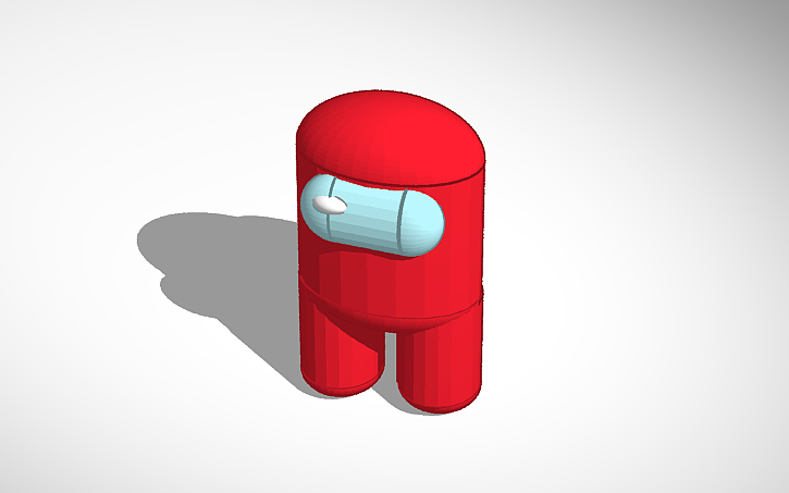 3D design Among Us Character - Tinkercad
