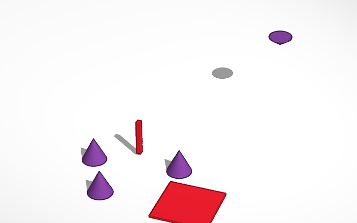 3D design dark cuddles spear - Tinkercad