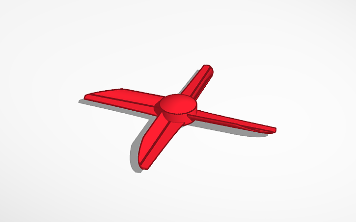 3D design Breadboard Fan Propeller P2 - Tinkercad