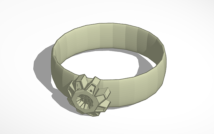 3D design Fallout vault door ring - Tinkercad