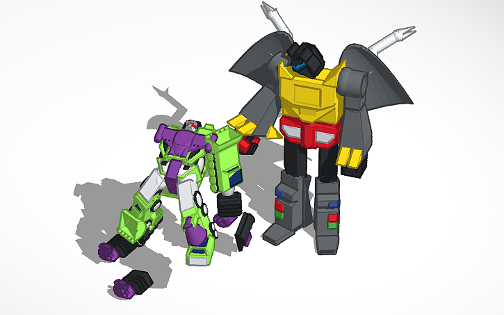 3D design Devastator & grimlock - Tinkercad