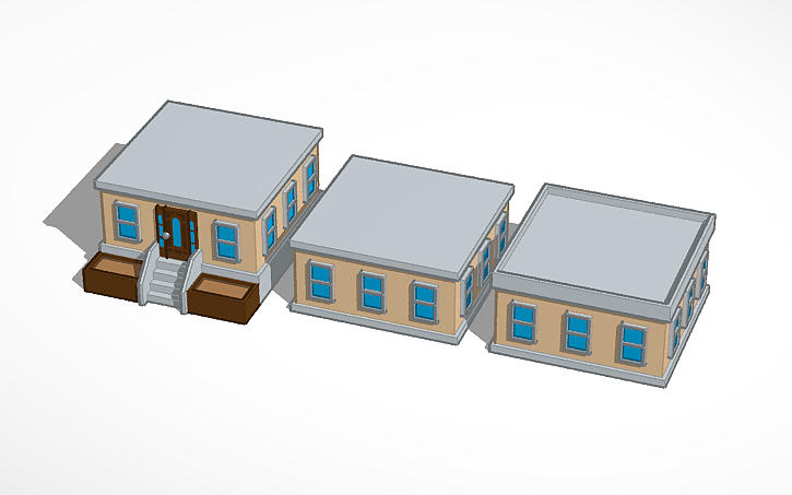3D design Modulable Apartment Building #Tinkertogether - Tinkercad