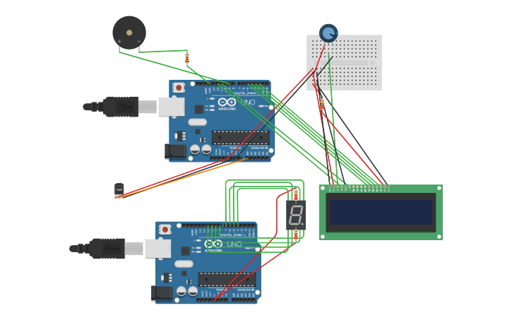Circuit Design Lcd Display Temp Tmp Tinkercad