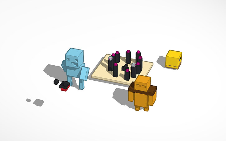 3D design Minecraft - Tinkercad