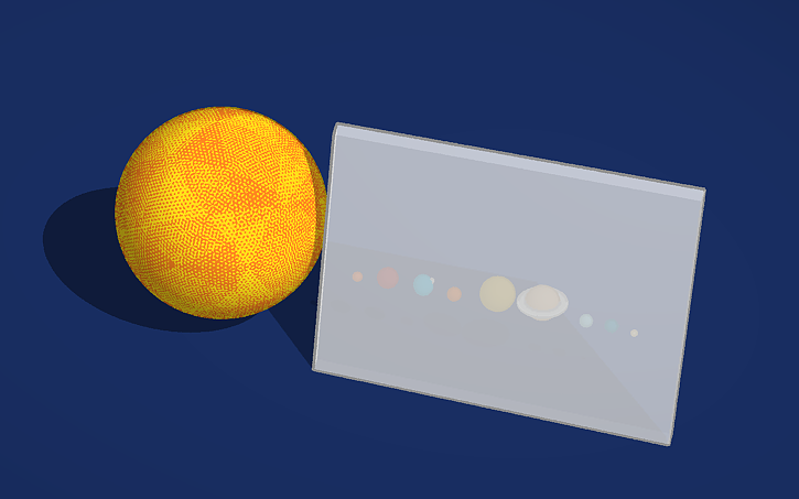 3D design Solar System Moving in Sim Lab. Copy & Try. - Tinkercad