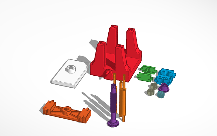 3D design Exploded - Railling diameter making rolling tool v 1.0 | Tinkercad