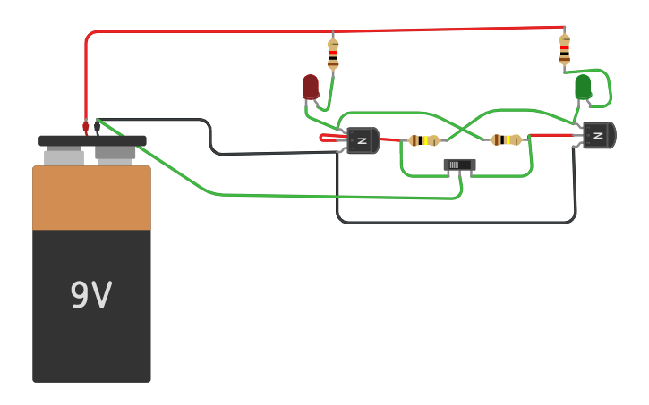 Circuit design Bistabil Circuit | Tinkercad