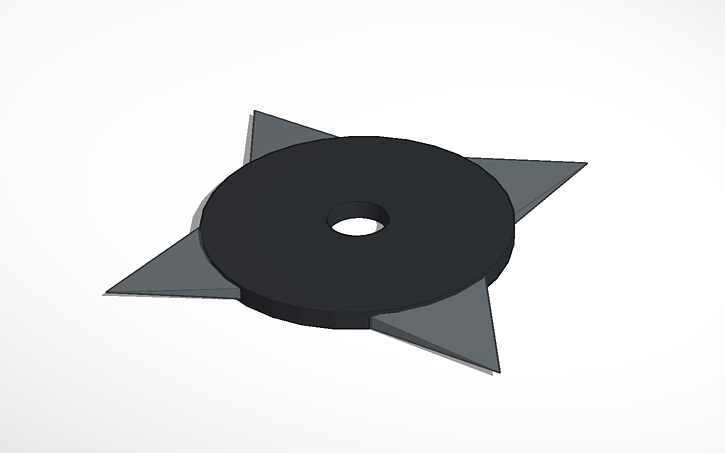 3D design Ninja Star | Tinkercad