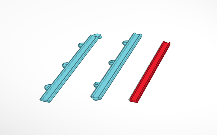 3D design Led Strip Light Channel 9" - Tinkercad