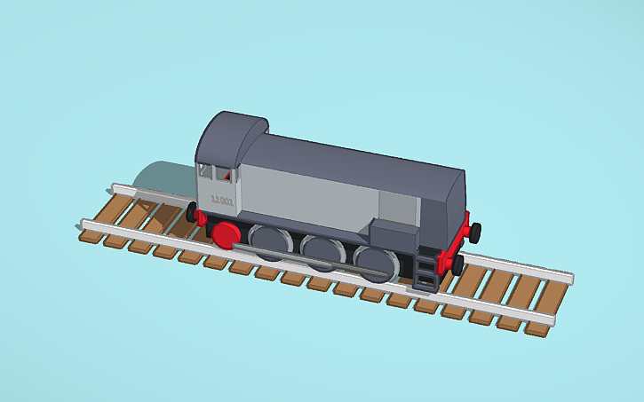 3D design Dennis The Lazy Diesel (BR Class 11001 Shunter) - Tinkercad