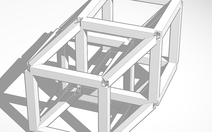 3D design HyperCube - Tinkercad