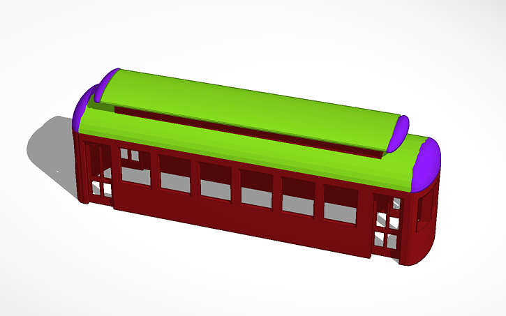 3D design Copy of Trolley - Tinkercad