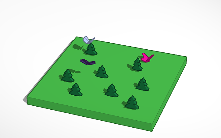3D design peace in the woods - Tinkercad