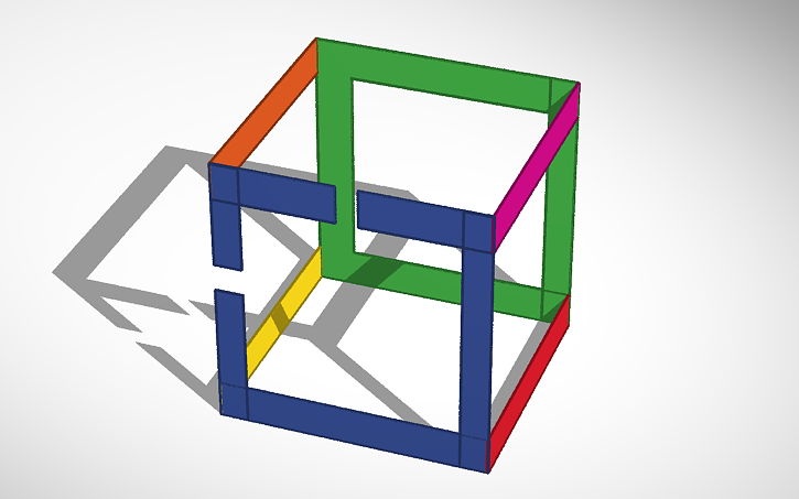 3D design Impossible Crate Illusion | Tinkercad
