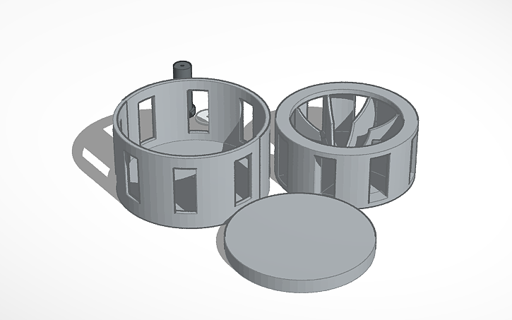 3D design Air raid siren - Tinkercad