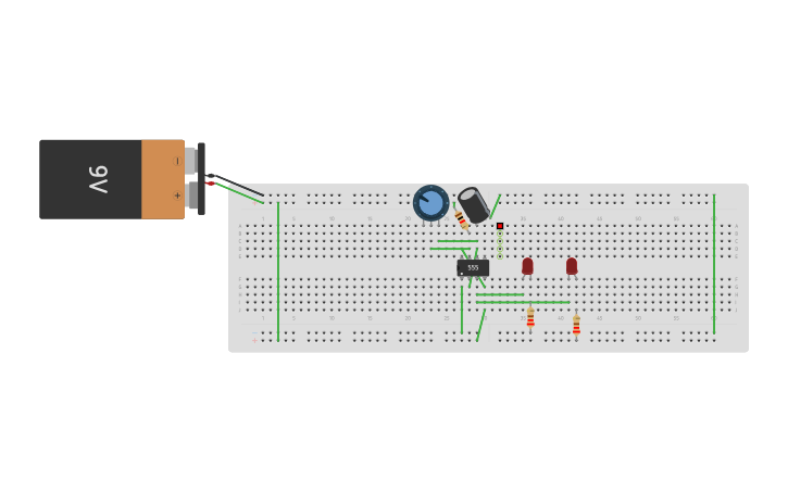Circuit design Proyecto final-Circuito con 555 - Tinkercad