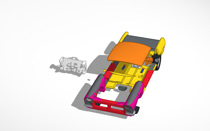 3D design muscle car 3.o | Tinkercad