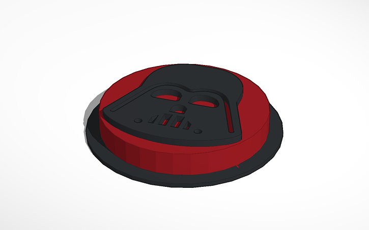 3D design Darth Vader - Tinkercad