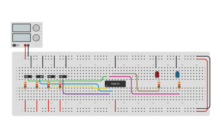 Circuit design LS6_JK Flip Flop IC 7473_Muhammad Afifudin Akbar_37 ...