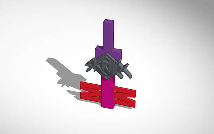 3D design Skrillex Logo | Tinkercad