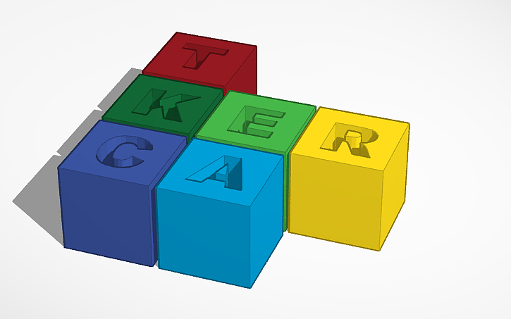 3D design Tinkercad RACKET - Tinkercad