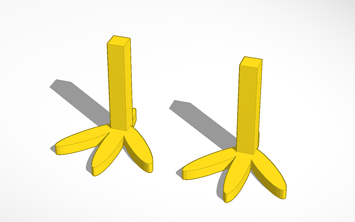 3D design Bird feet - Tinkercad