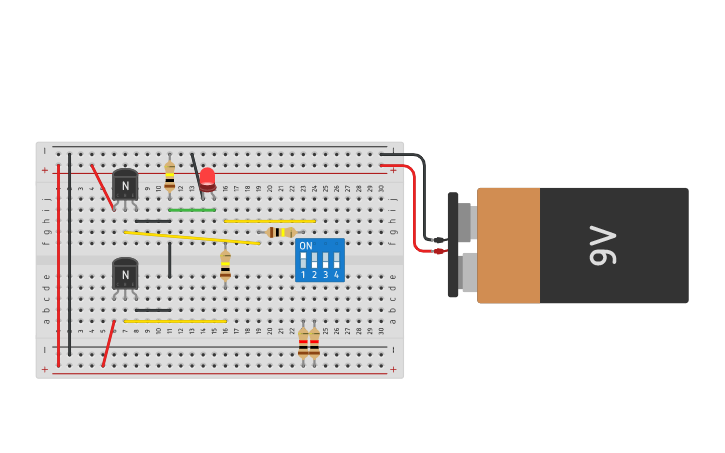 Circuit design OR Gate - Tinkercad